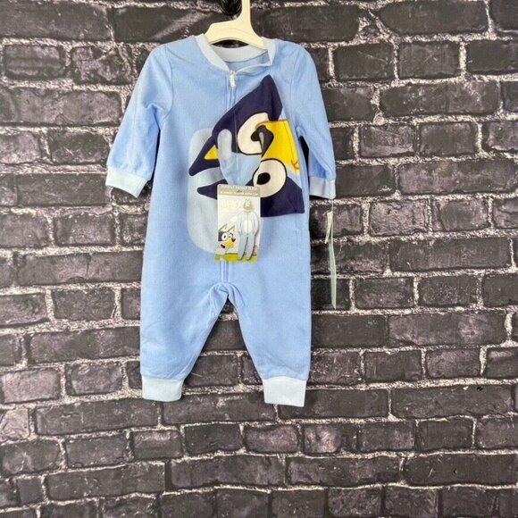 Disney | Pajamas | Bluey 2 Months Costume Pajama Hat Disney Union Suit ...